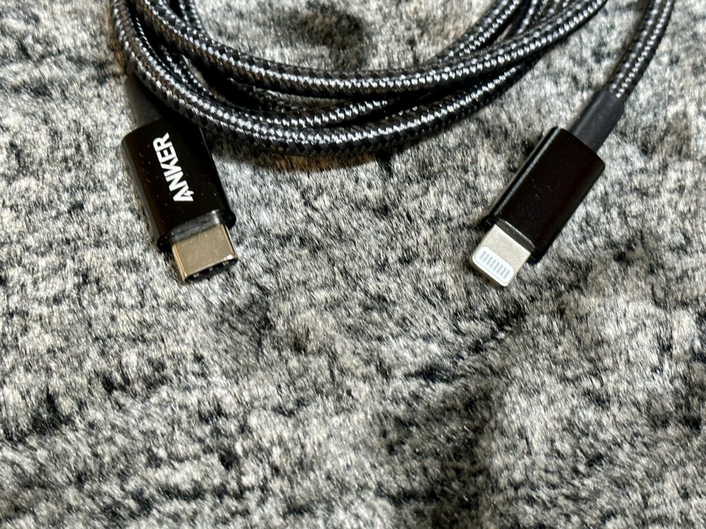 Cáp sạc Anker New Nylon USB-C to Lightning Connector 1m A8622